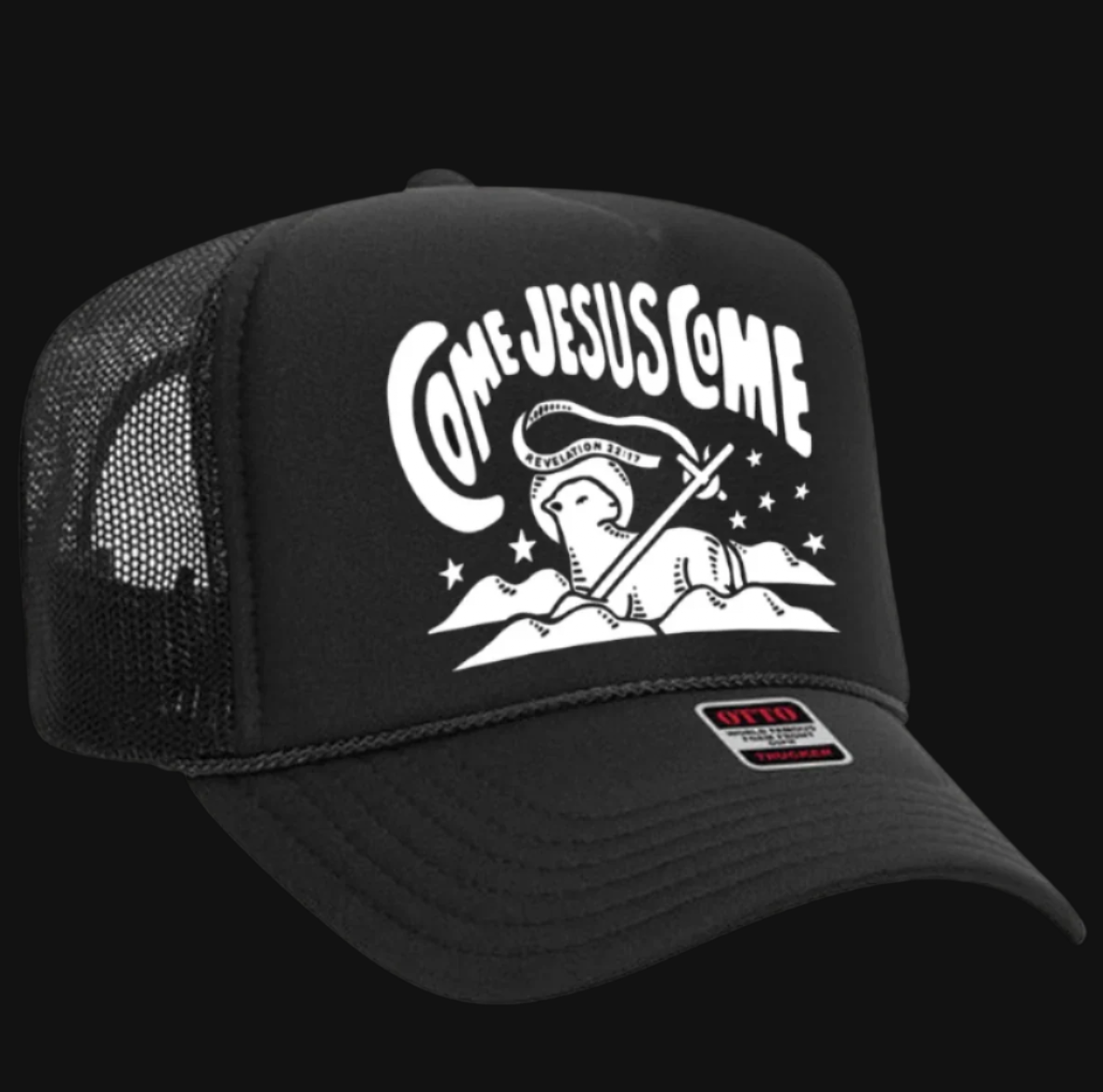 COME JESUS COME (Lamb) - SNAPBACK (BLACK) – STEPHEN MCWHIRTER
